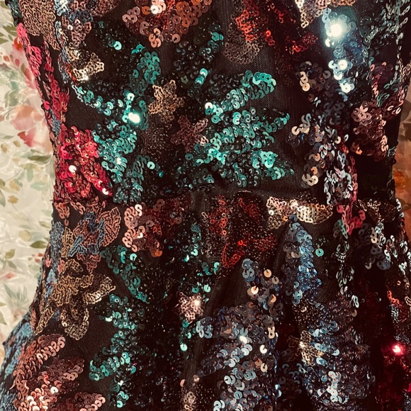 John Elliott | Dresses | Elliott Hens Strapless Sequin Mini Dressa73 ...